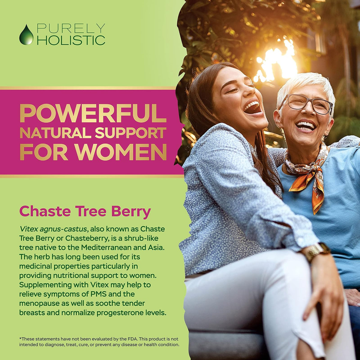 multivitamin for seniors with Chasteberry