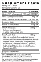 Multivitamin for seniors with essential enzymes