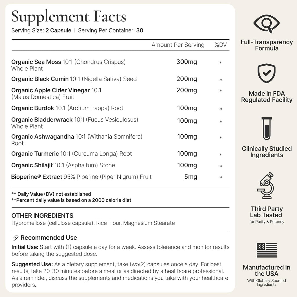 Multivitamin for seniors with essential minerals