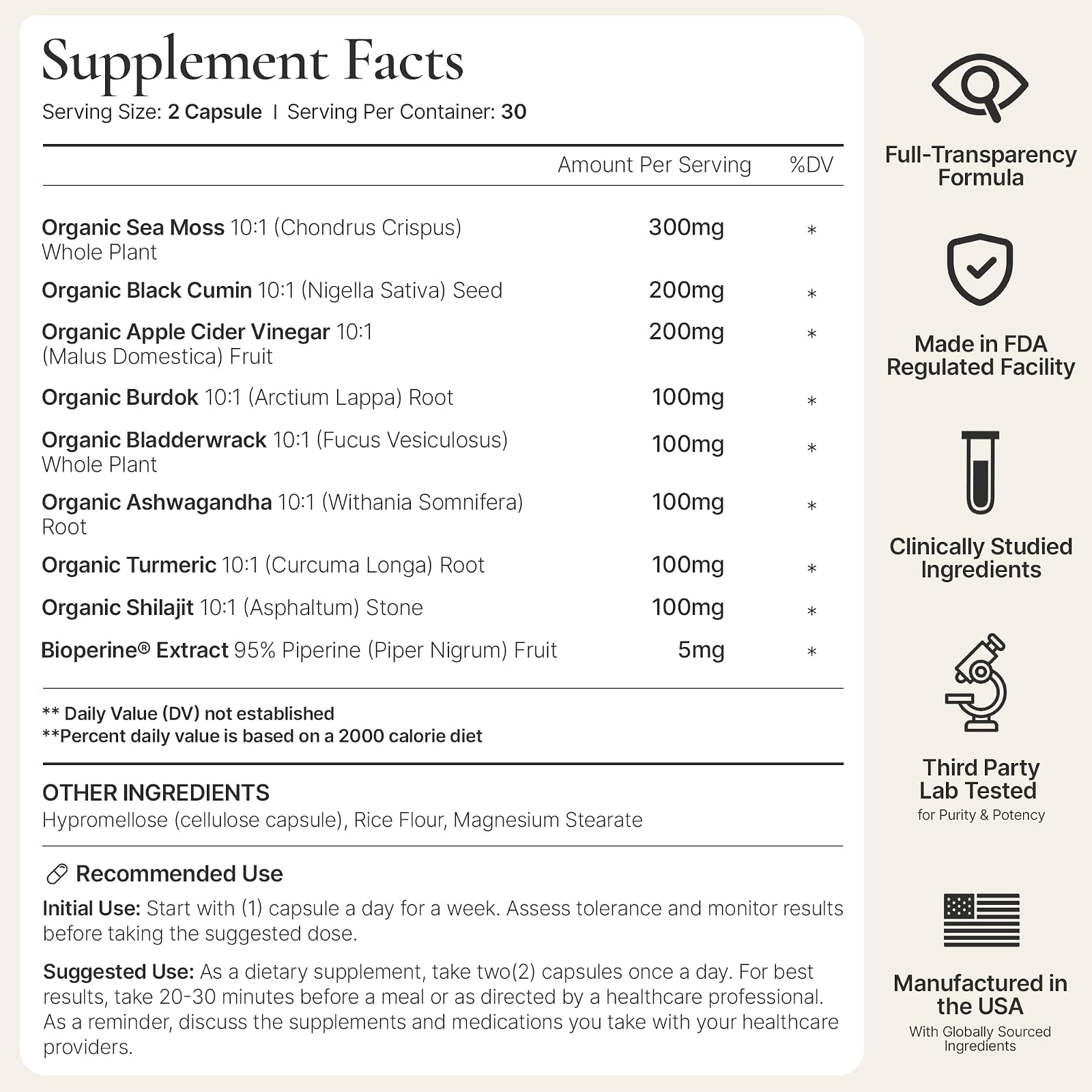 Multivitamin for seniors with essential minerals