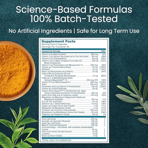 Multivitamin for seniors with essential minerals