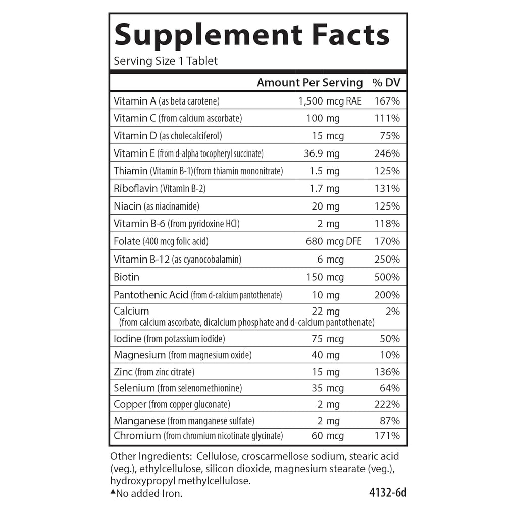 multivitamin for seniors with essential nutrients
