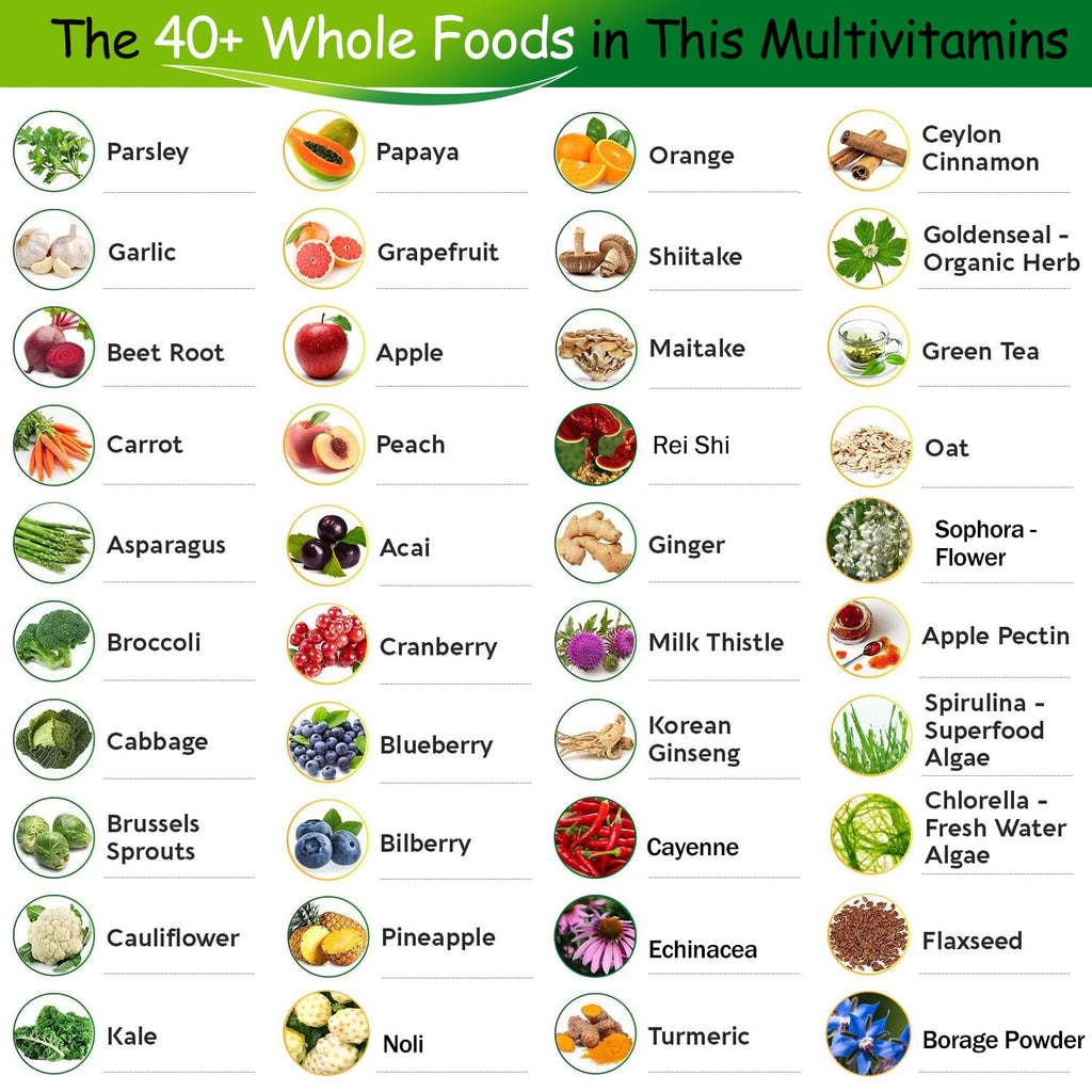 Multivitamin for seniors with essential nutrients