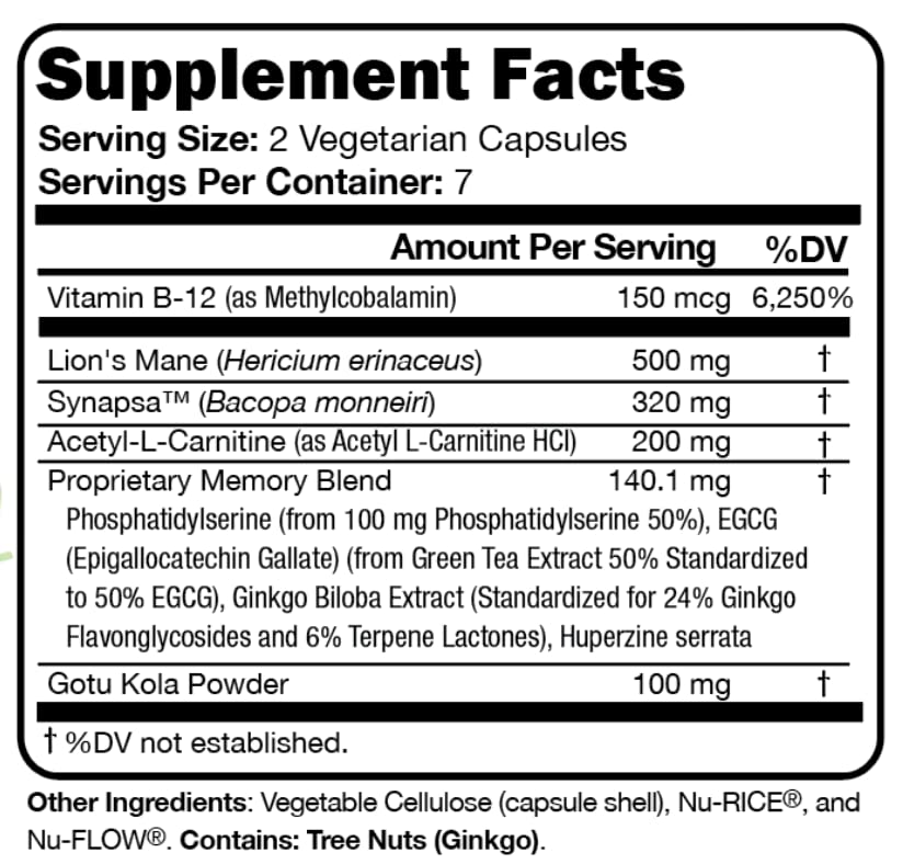 Multivitamin for seniors with Ginkgo