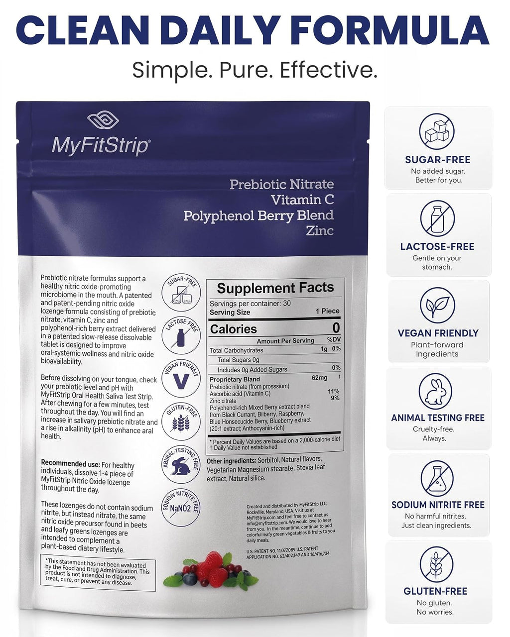 multivitamin for seniors with mint flavour