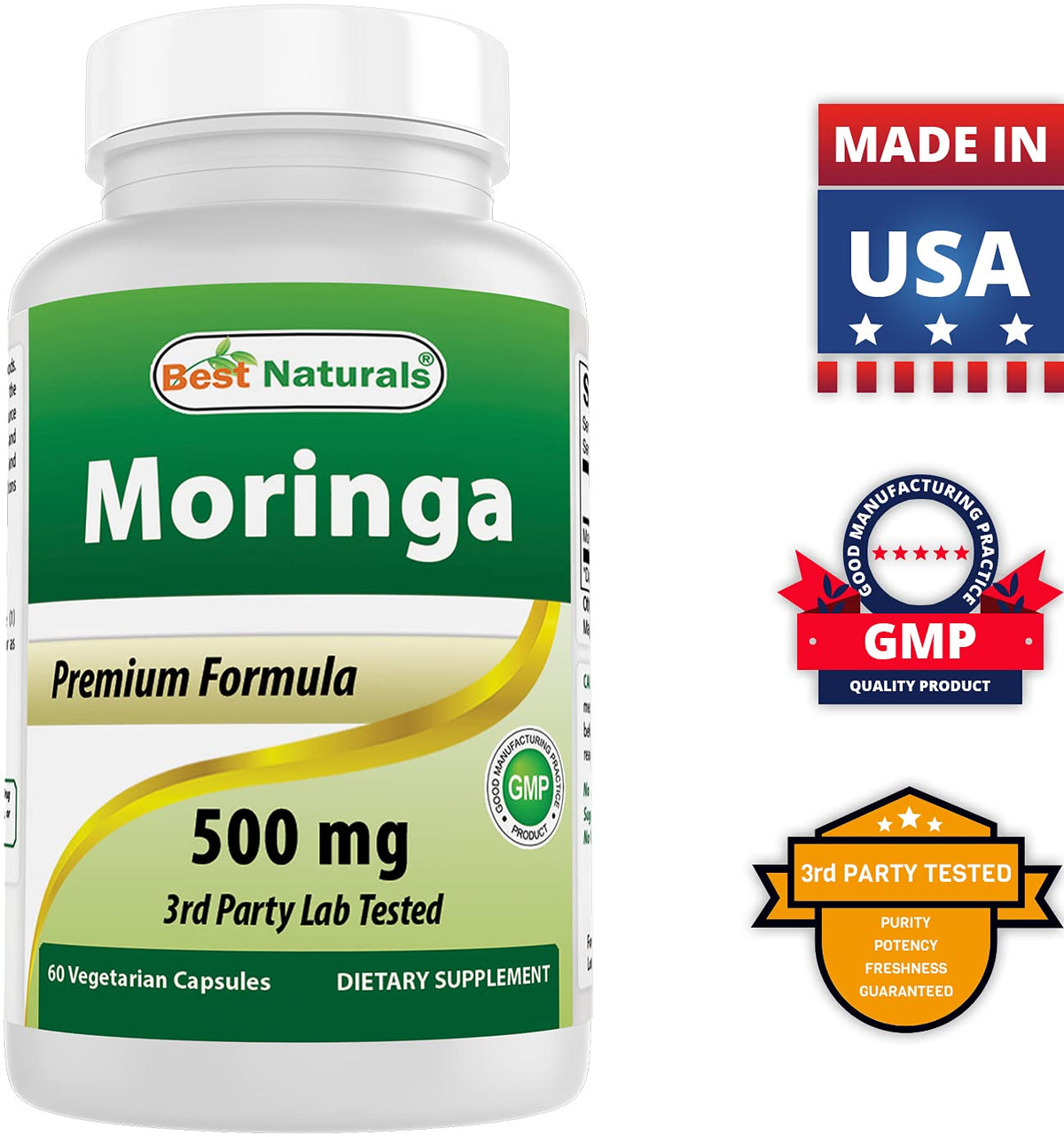 Multivitamin for seniors with Moringa