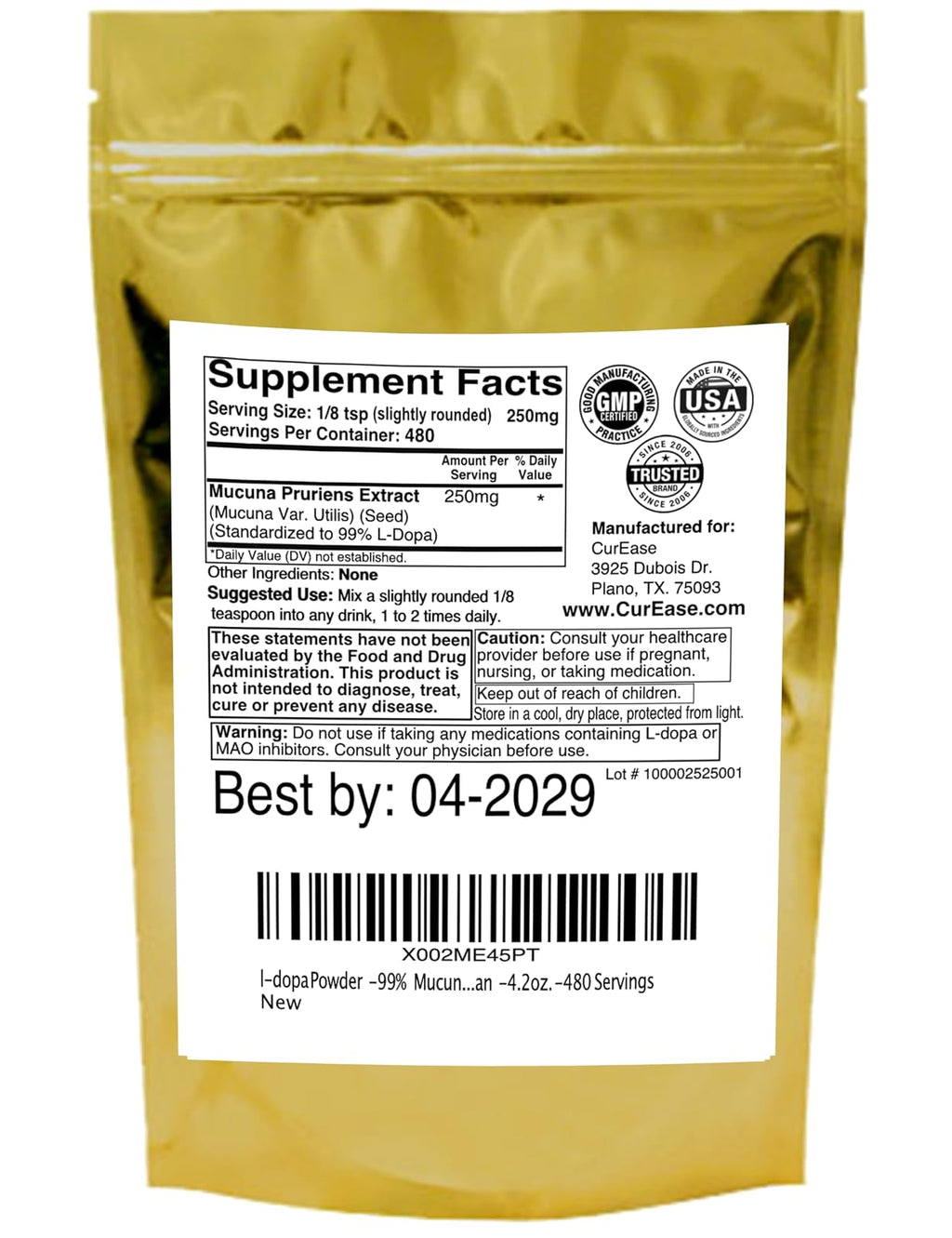 multivitamin for seniors with Mucuna Pruriens