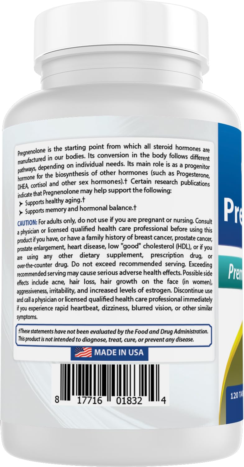 Multivitamin for seniors with pregnenolone