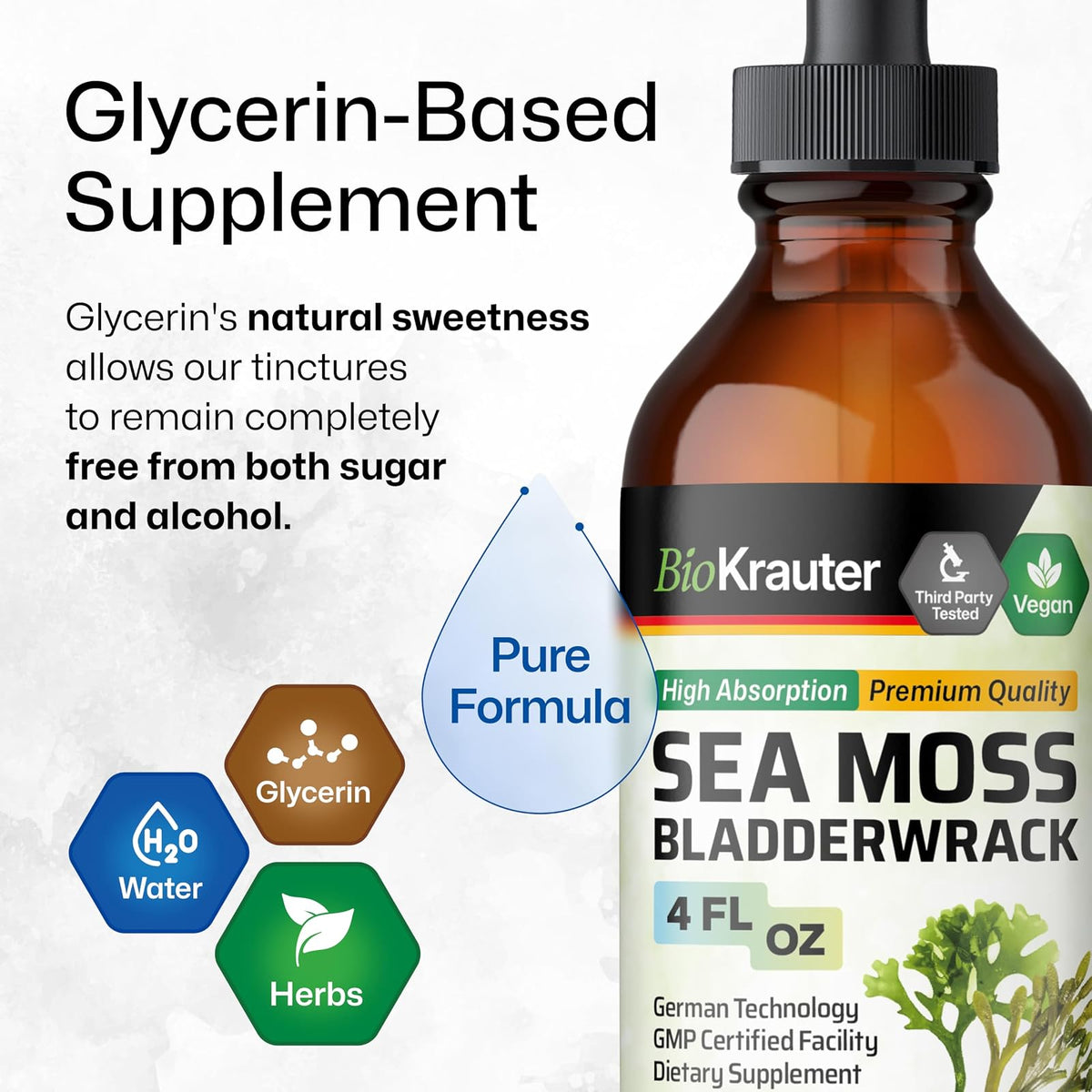 Multivitamin for seniors with seaweed