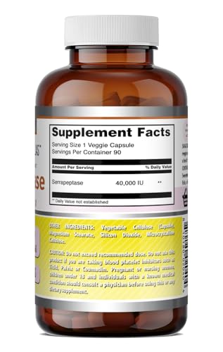 multivitamin for seniors with Serrapeptase