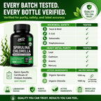 Multivitamin for seniors with spirulina