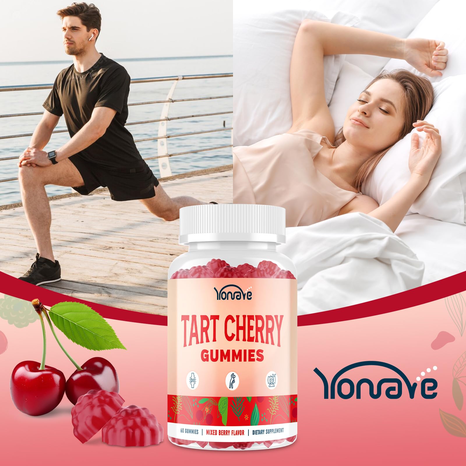 Multivitamin for seniors with tart cherry