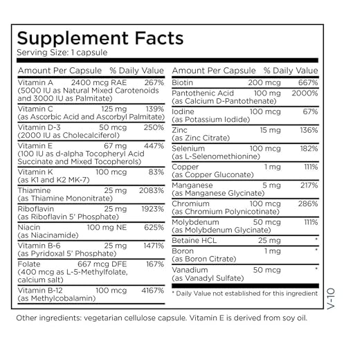 multivitamin for seniors with vitamins