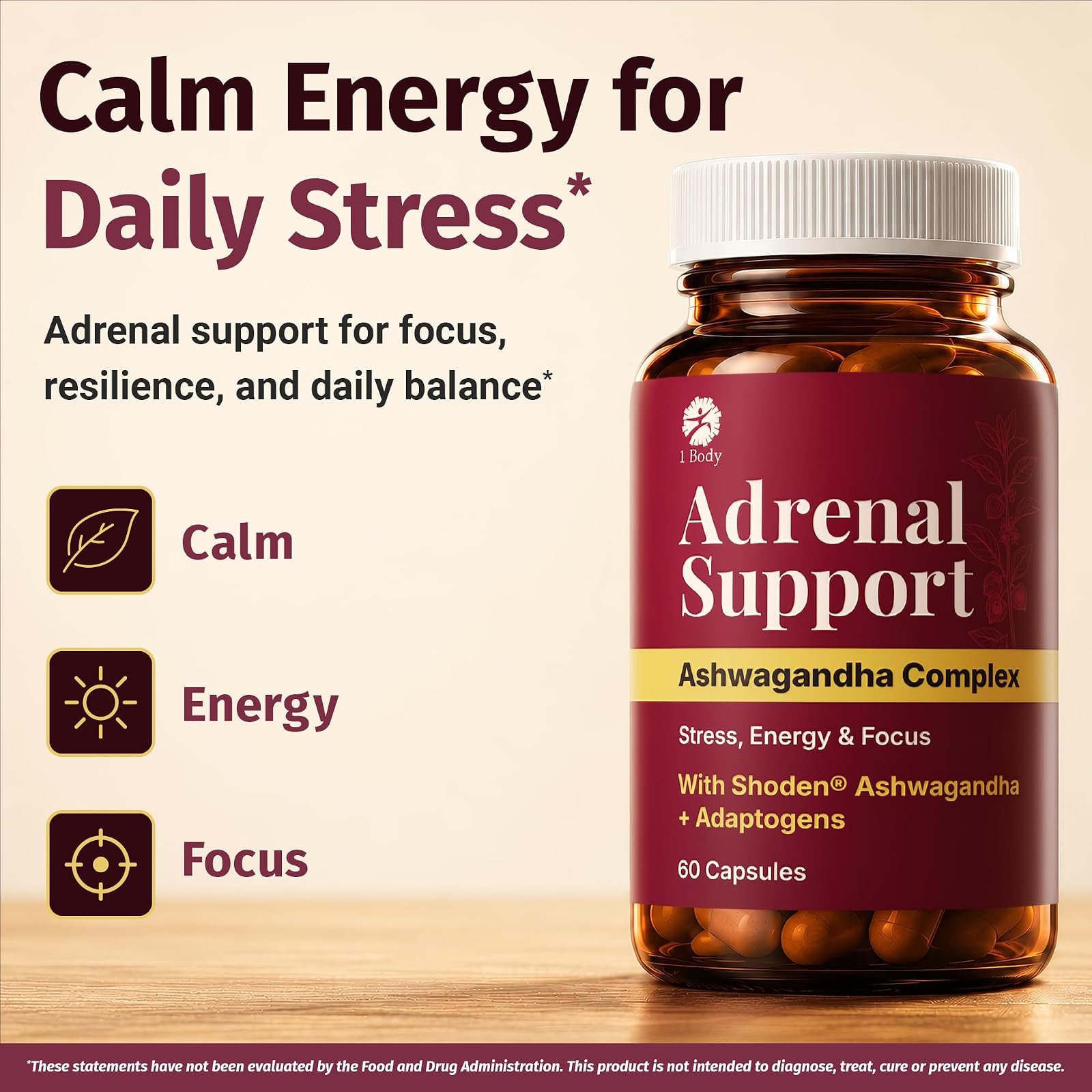 multivitamin for stress relief with ashwagandha