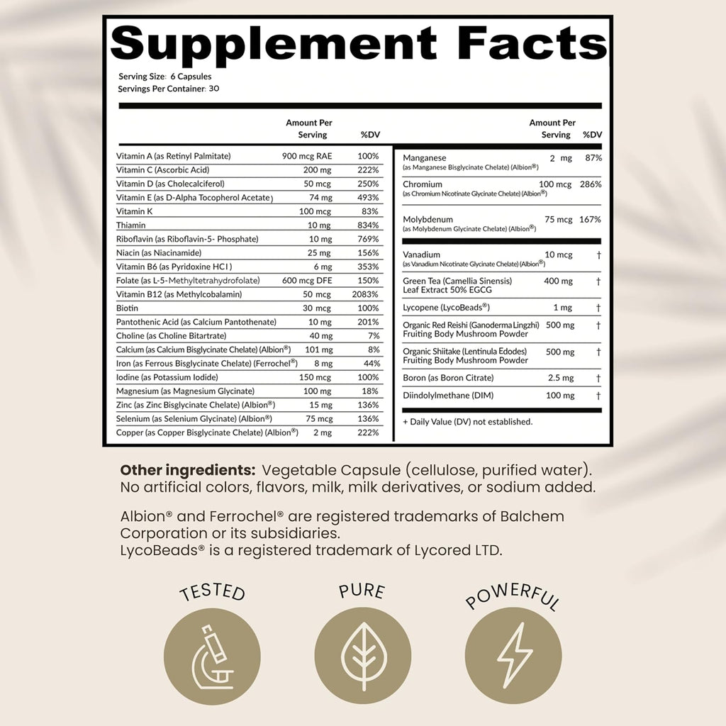 multivitamin for women and immune support