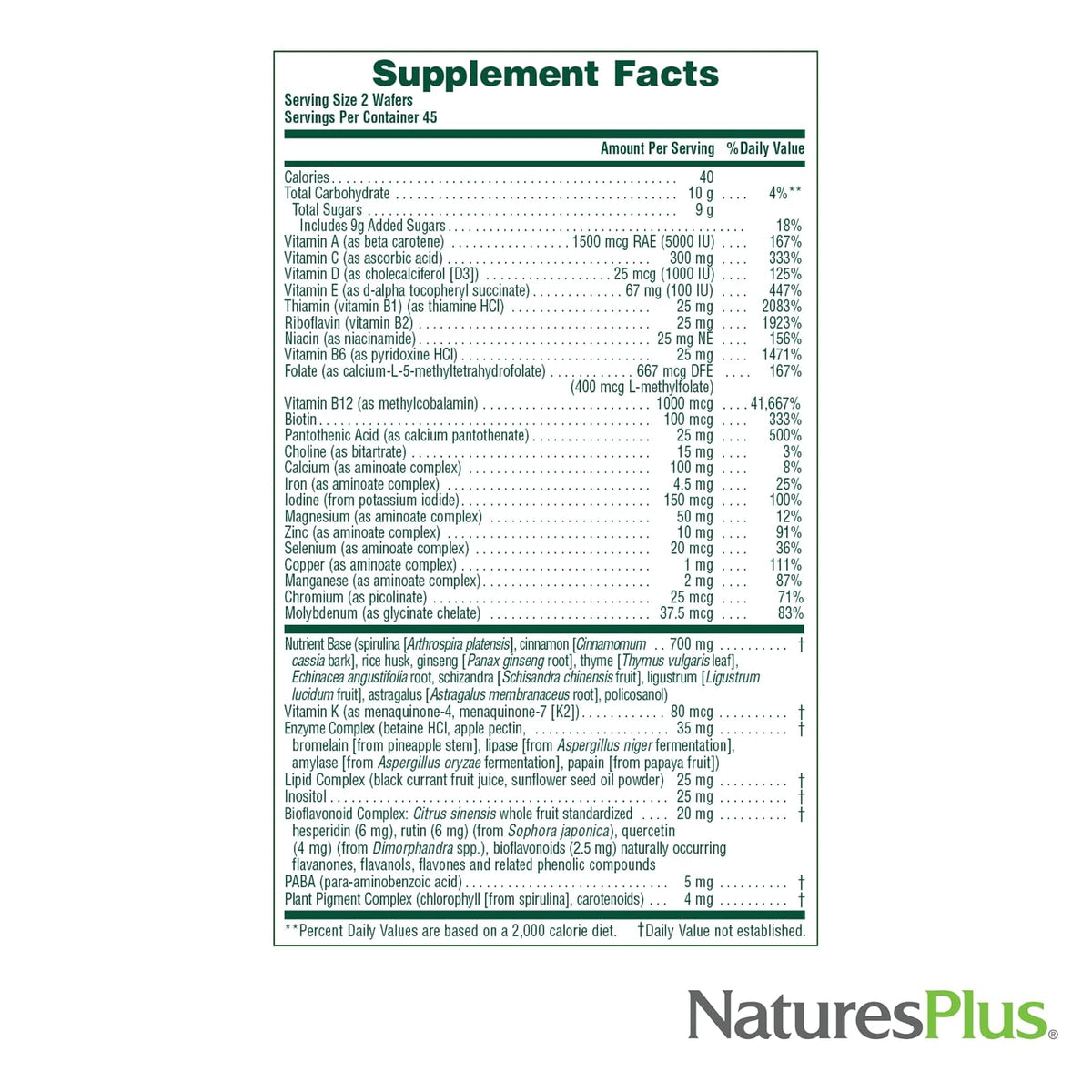 multivitamin for women in wafers