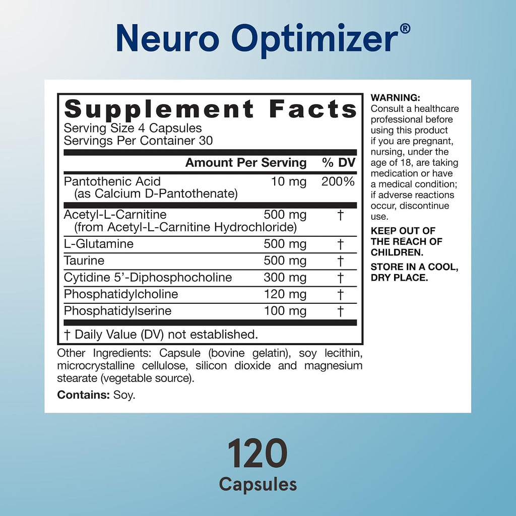 multivitamin for women Jarrow Neuro Optimizer