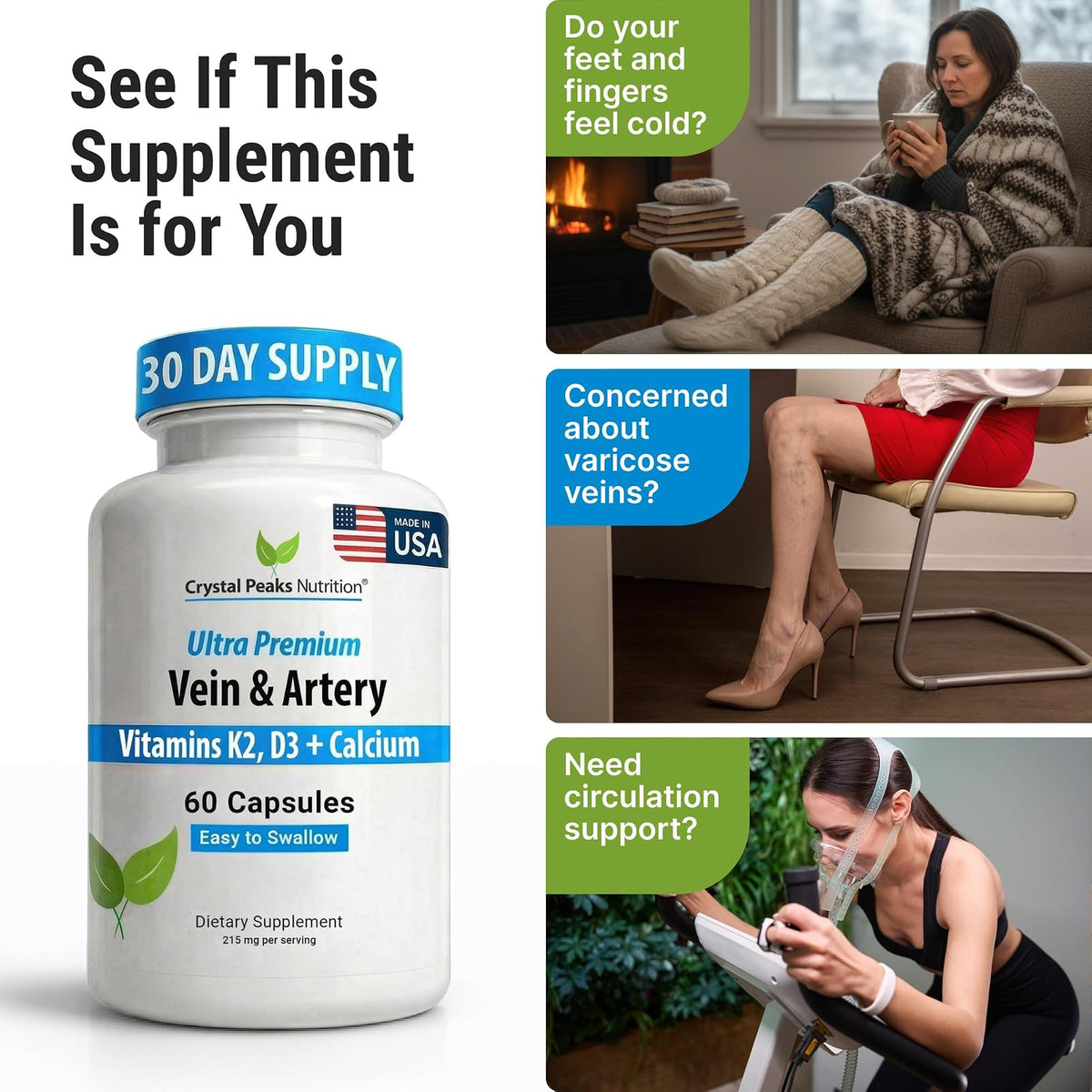 Multivitamin for women promoting vein health