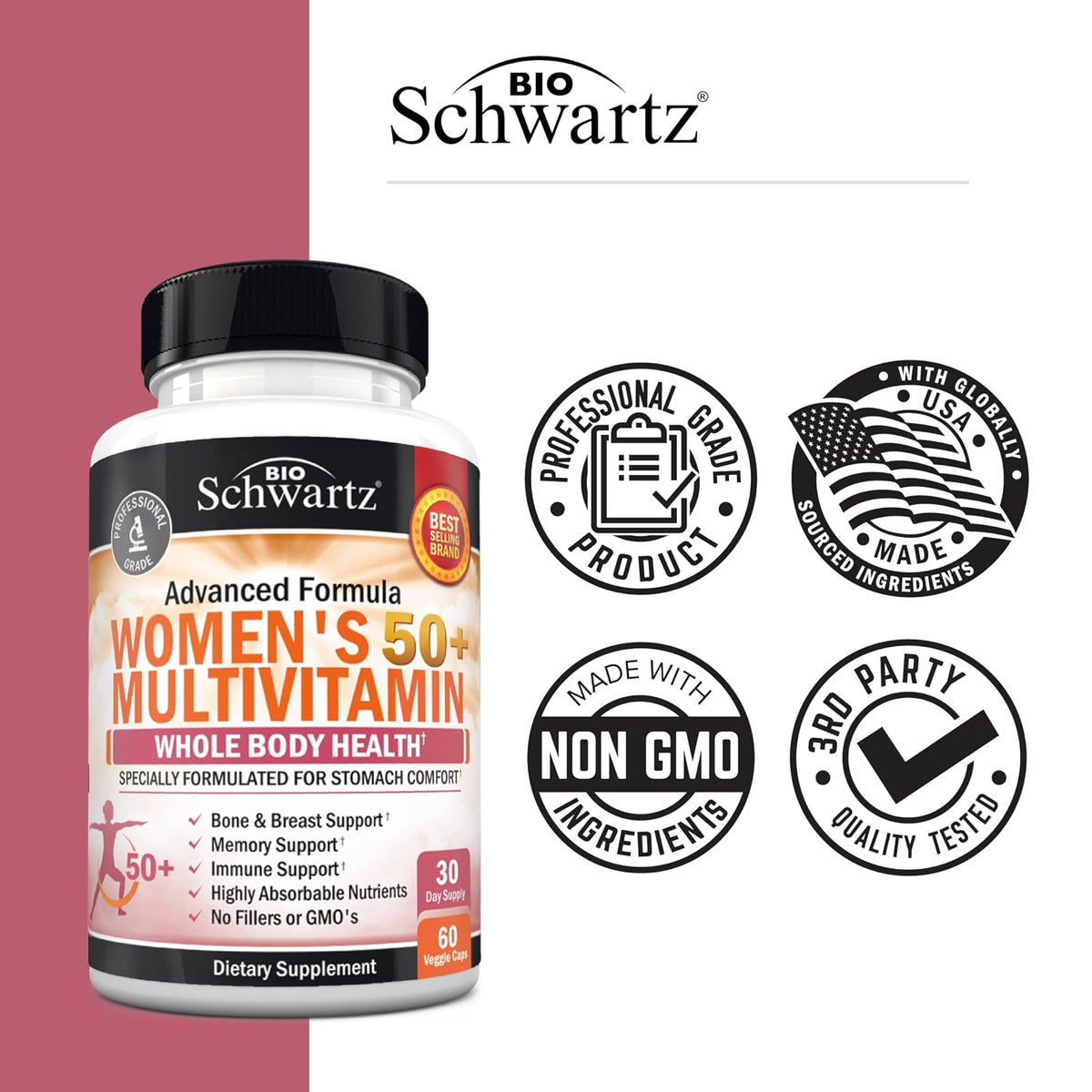 Multivitamin for women's immune health