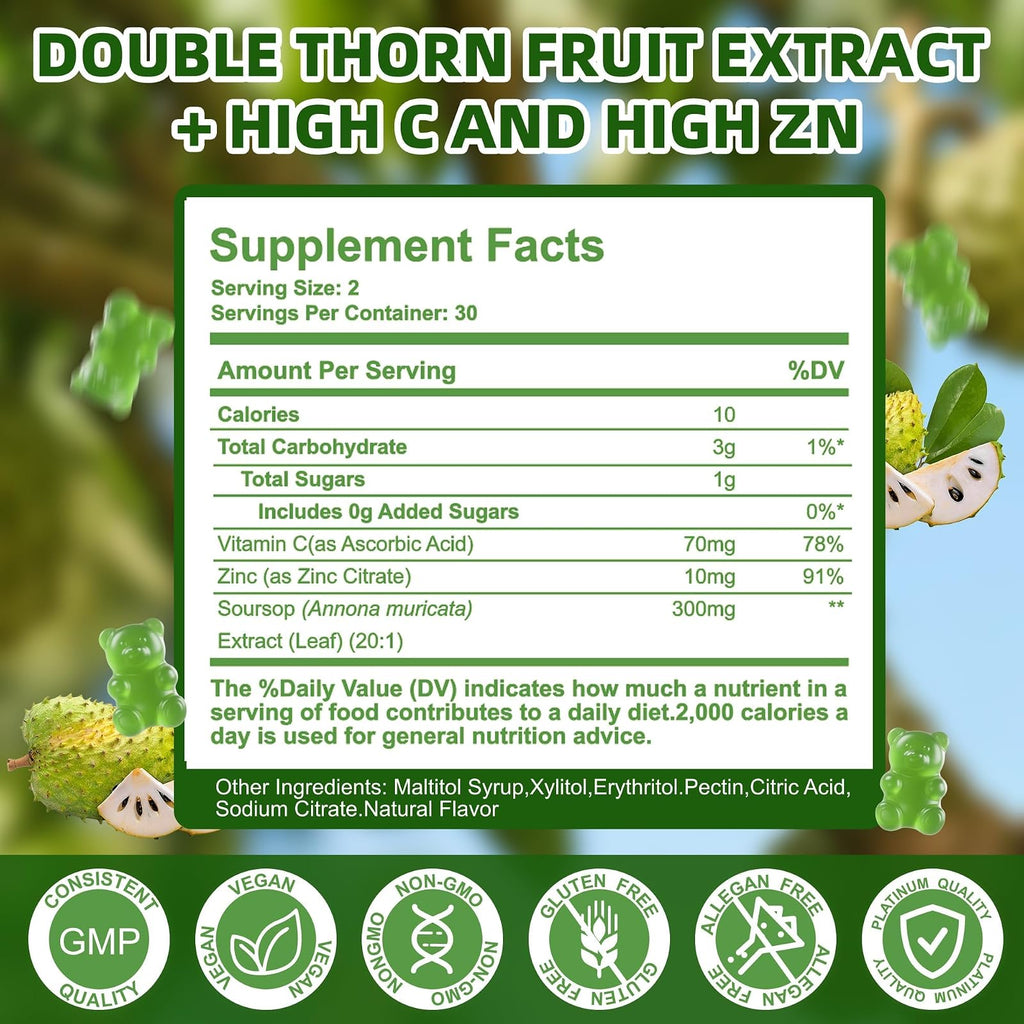multivitamin for women Soursop gummies