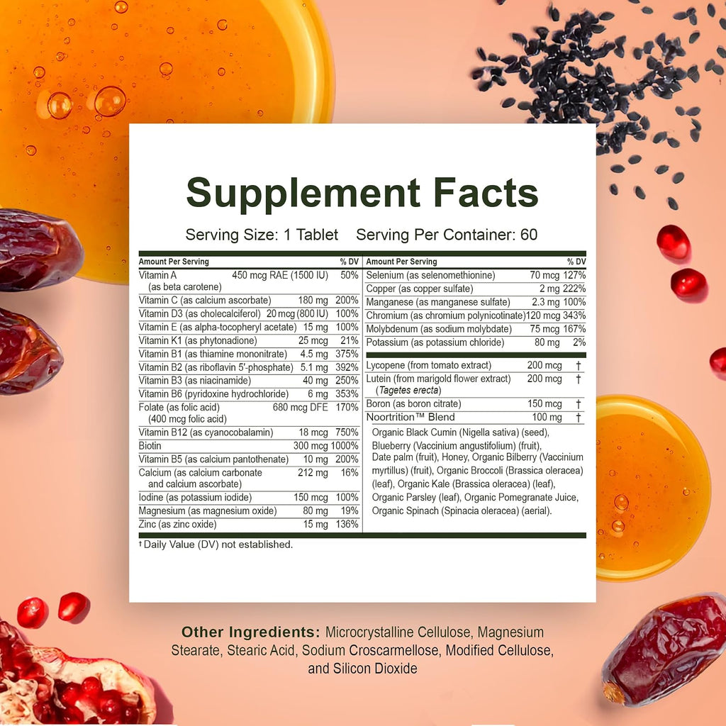 multivitamin for women with 26 essential nutrients