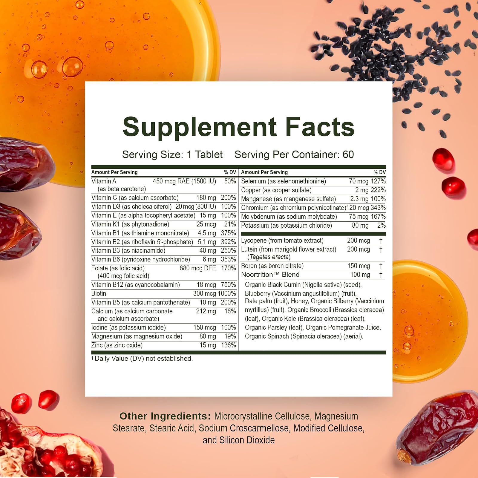 multivitamin for women with 26 essential nutrients