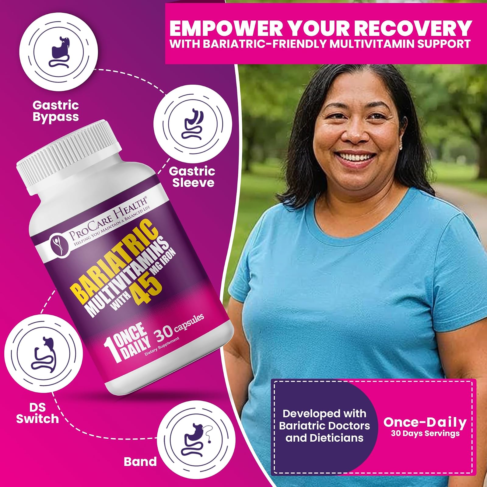 multivitamin for women with 45 mg