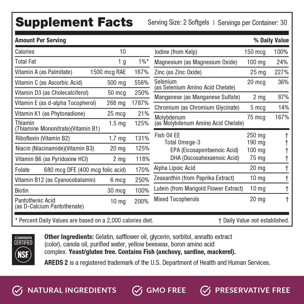 multivitamin for women with antioxidants