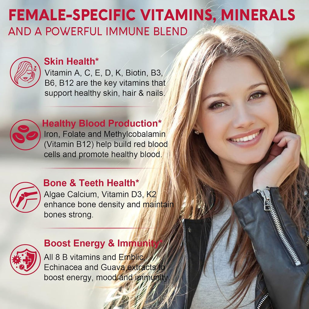 multivitamin for women with B12 support