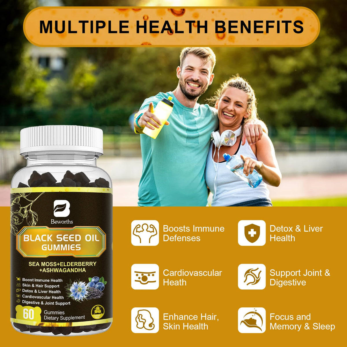 Multivitamin for women with black seed