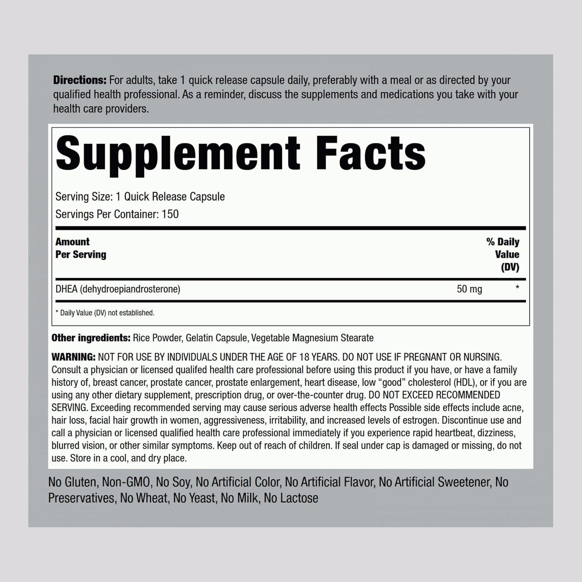 multivitamin for women with DHEA