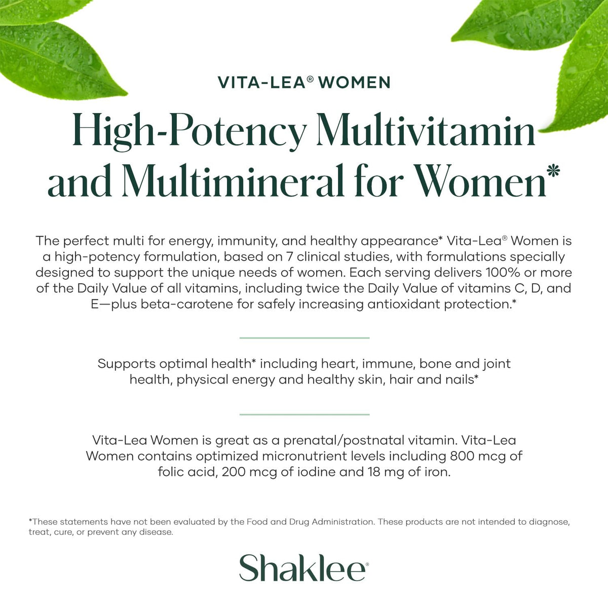 multivitamin for women with essential nutrients