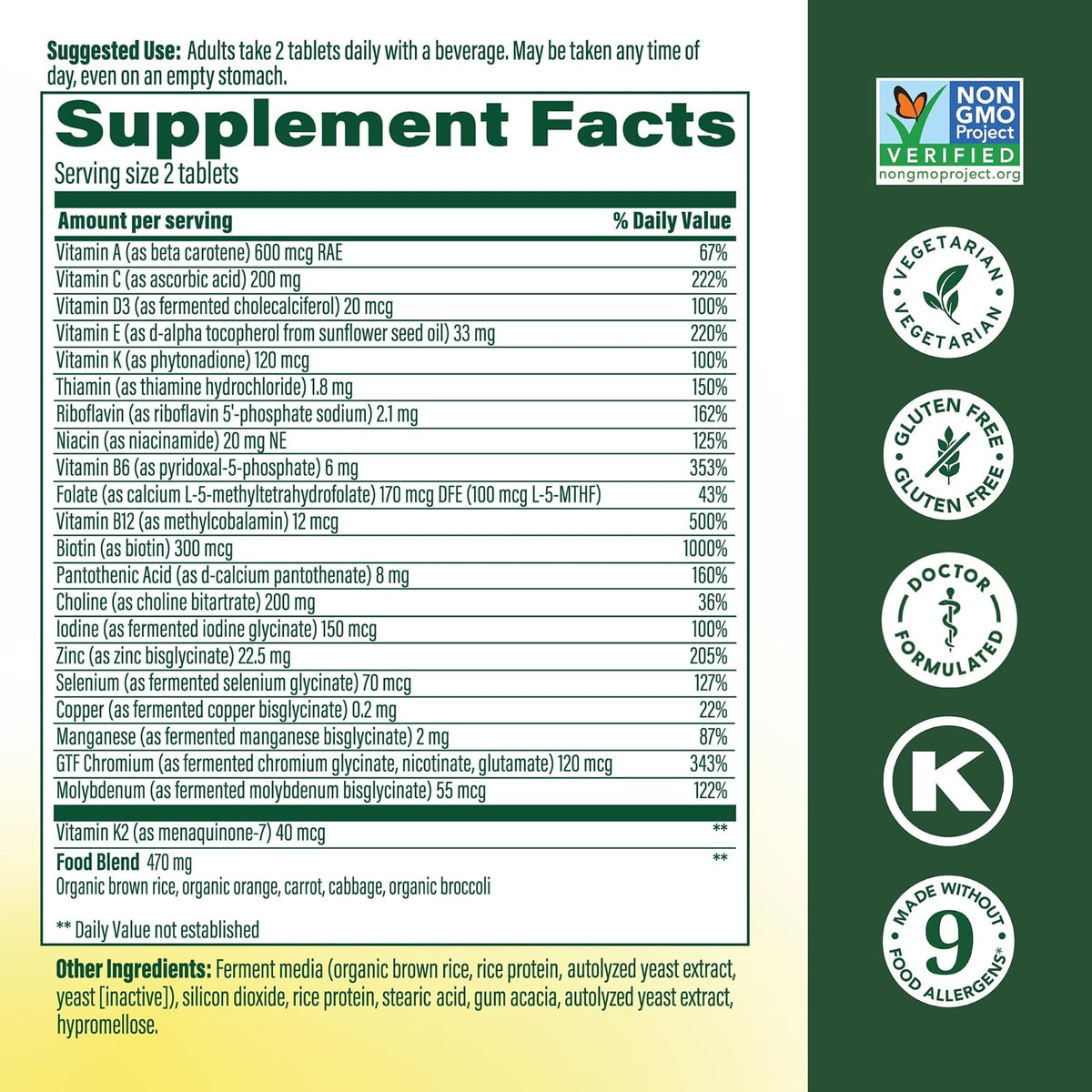 multivitamin for women with essential nutrients