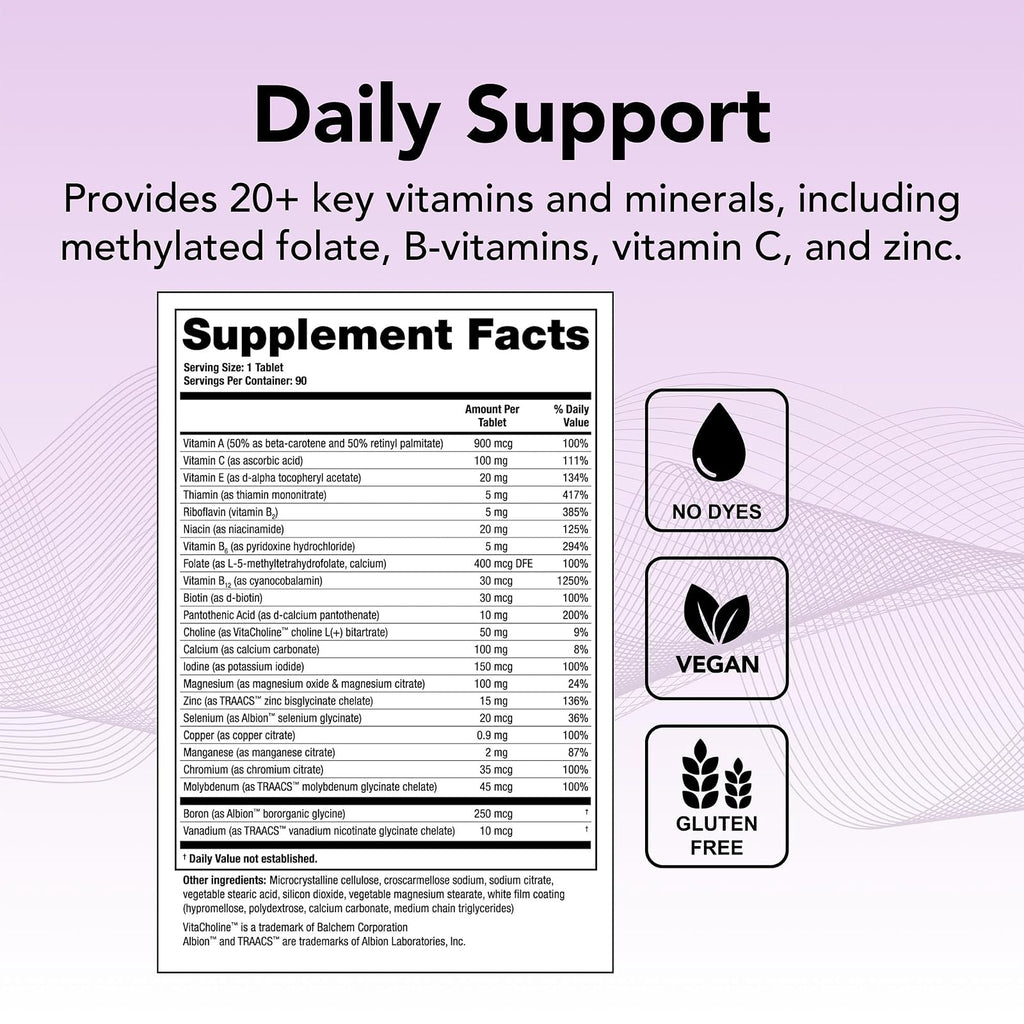 multivitamin for women with essential nutrients