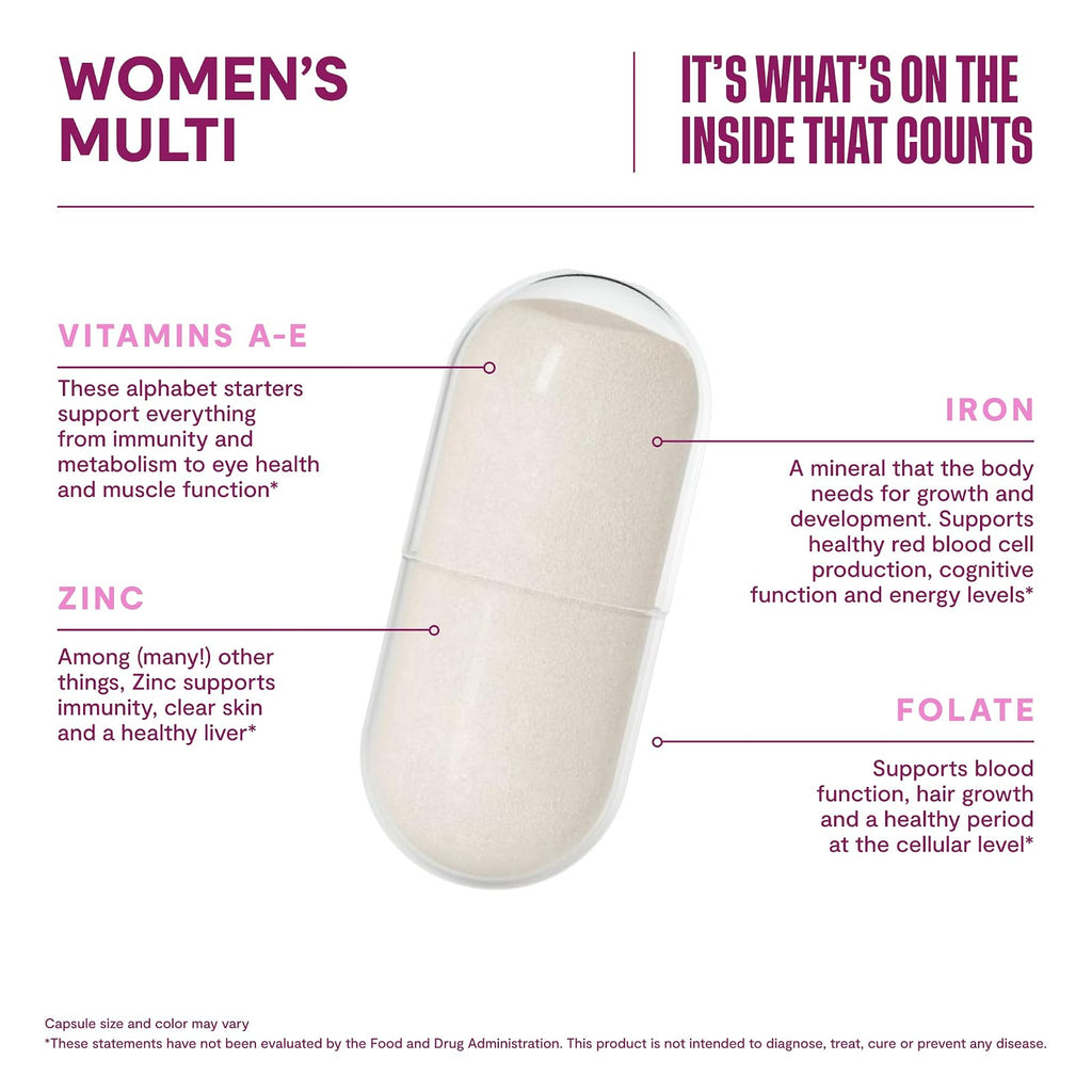 multivitamin for women with essential nutrients