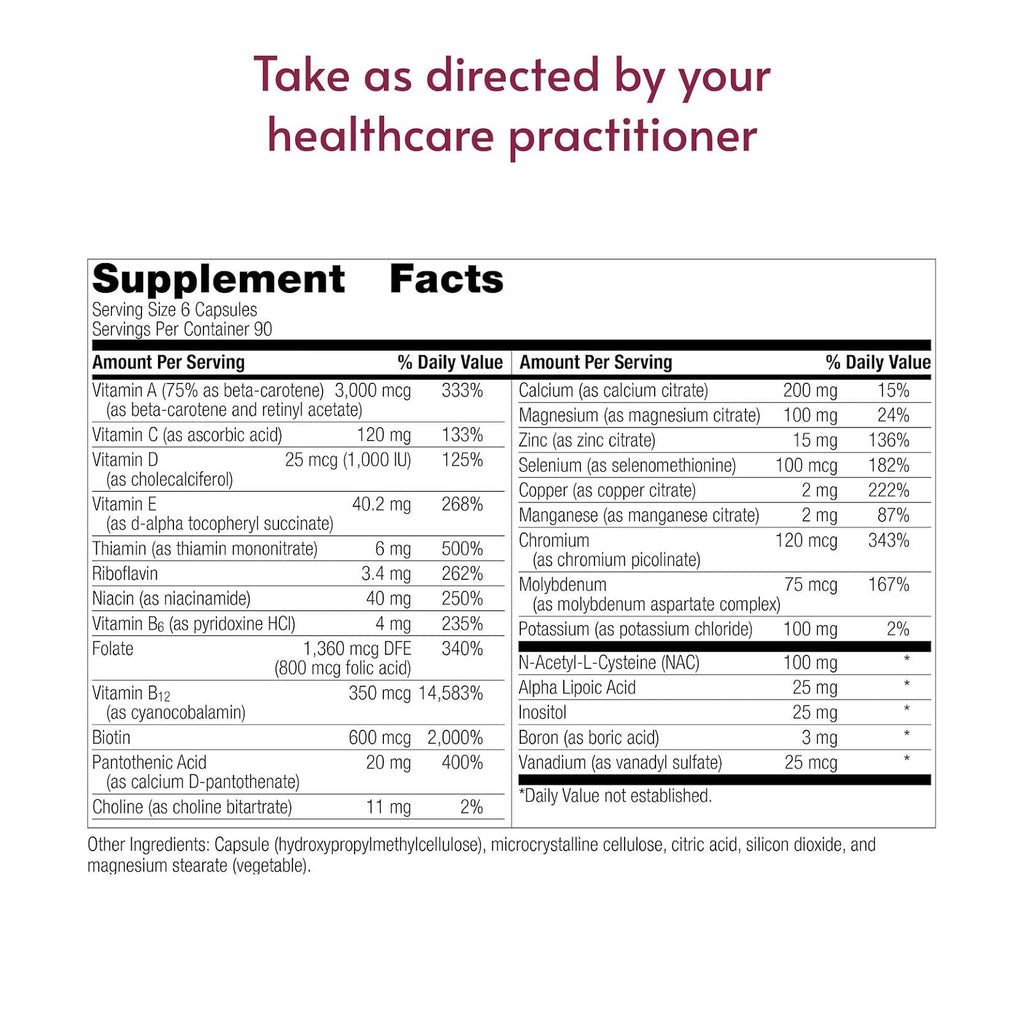 multivitamin for women with essential nutrients