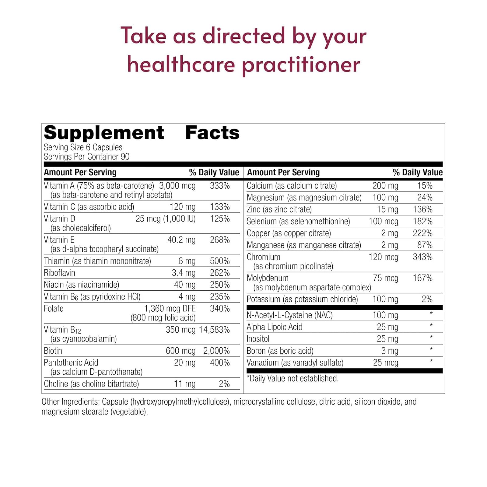 multivitamin for women with essential nutrients
