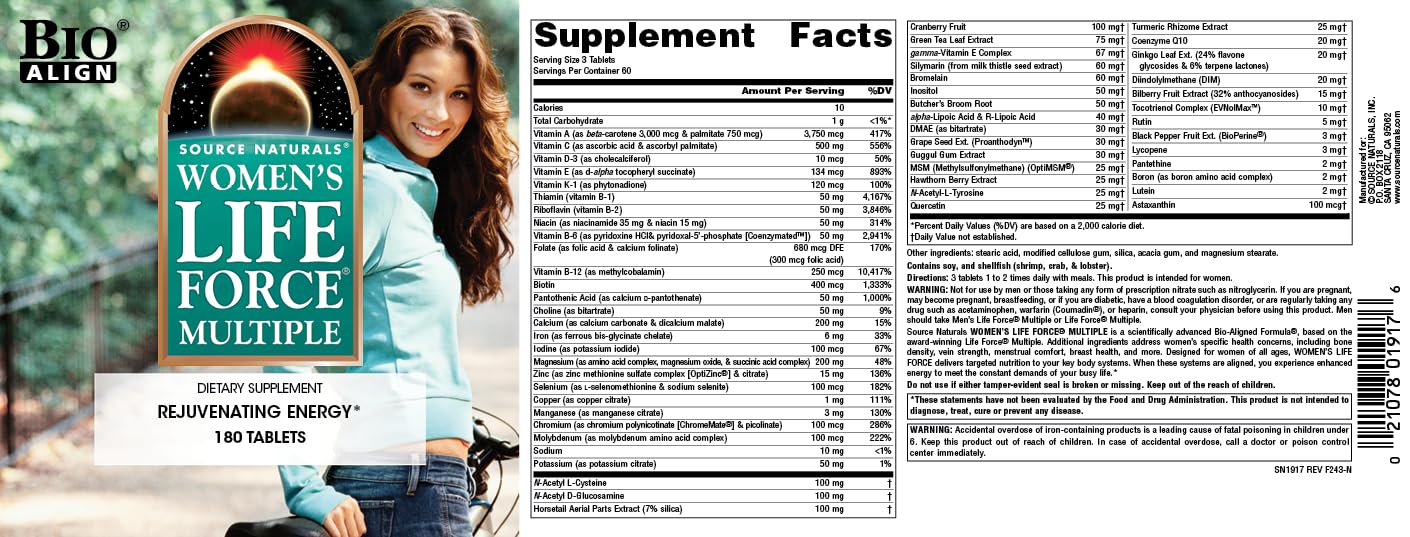 multivitamin for women with essential nutrients