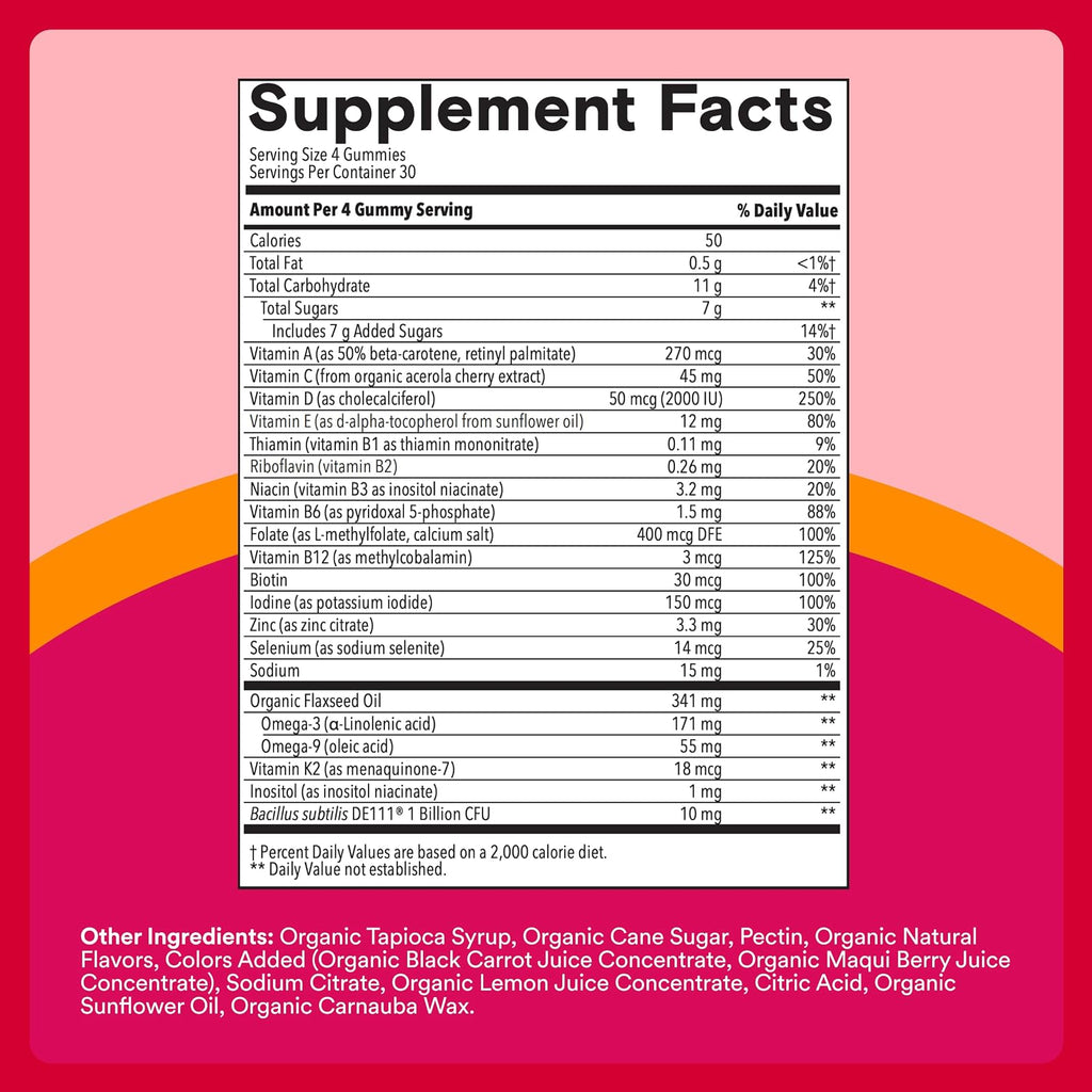 multivitamin for women with essential nutrients