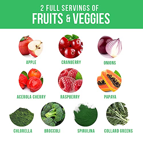multivitamin for women with fruits and greens