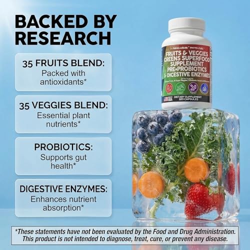 multivitamin for women with fruits and veggies