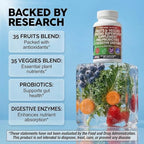 multivitamin for women with fruits and veggies