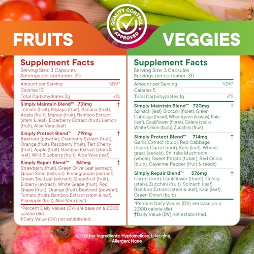 multivitamin for women with fruits