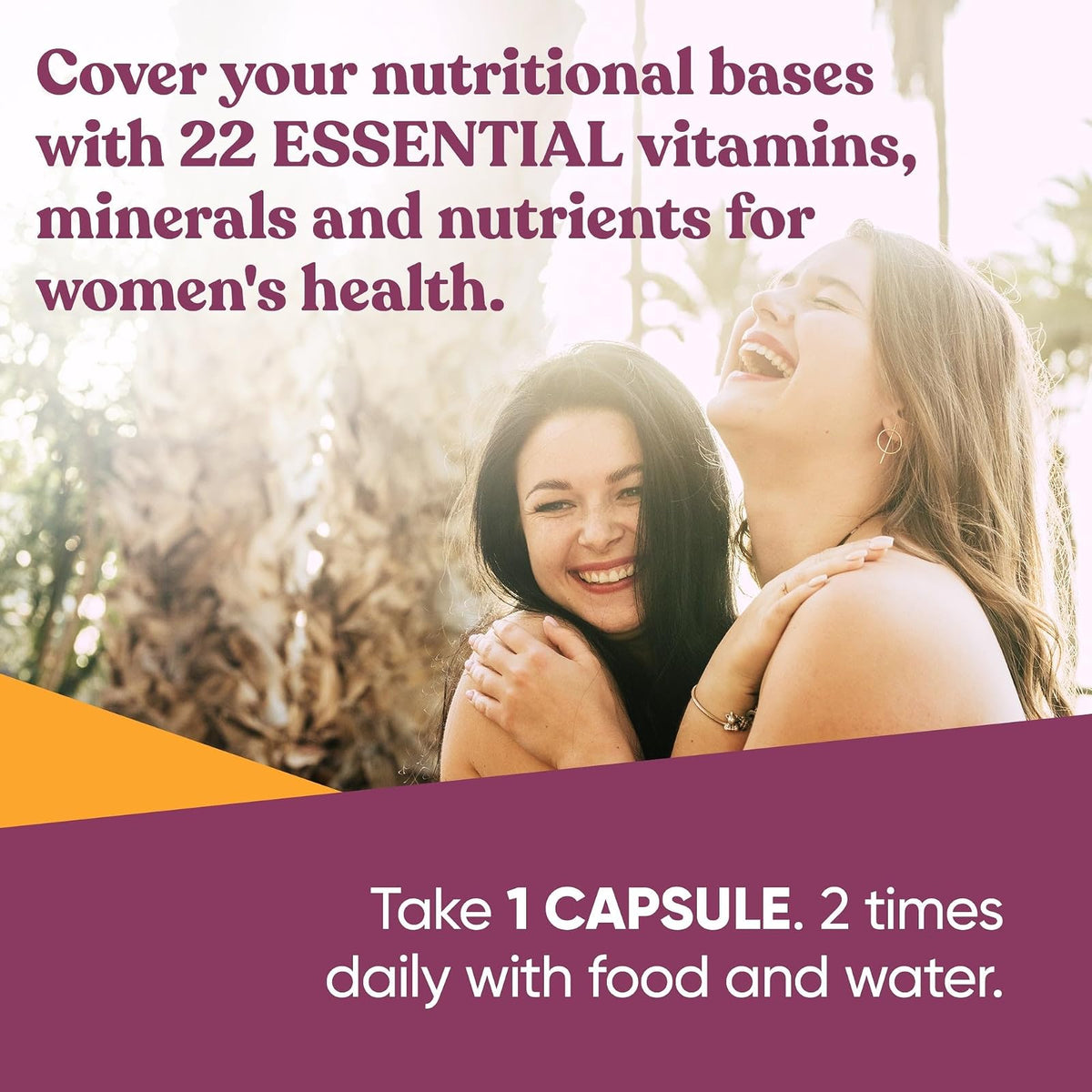 multivitamin for women with iron support