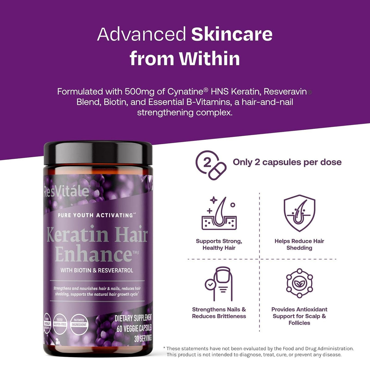 multivitamin for women with keratin