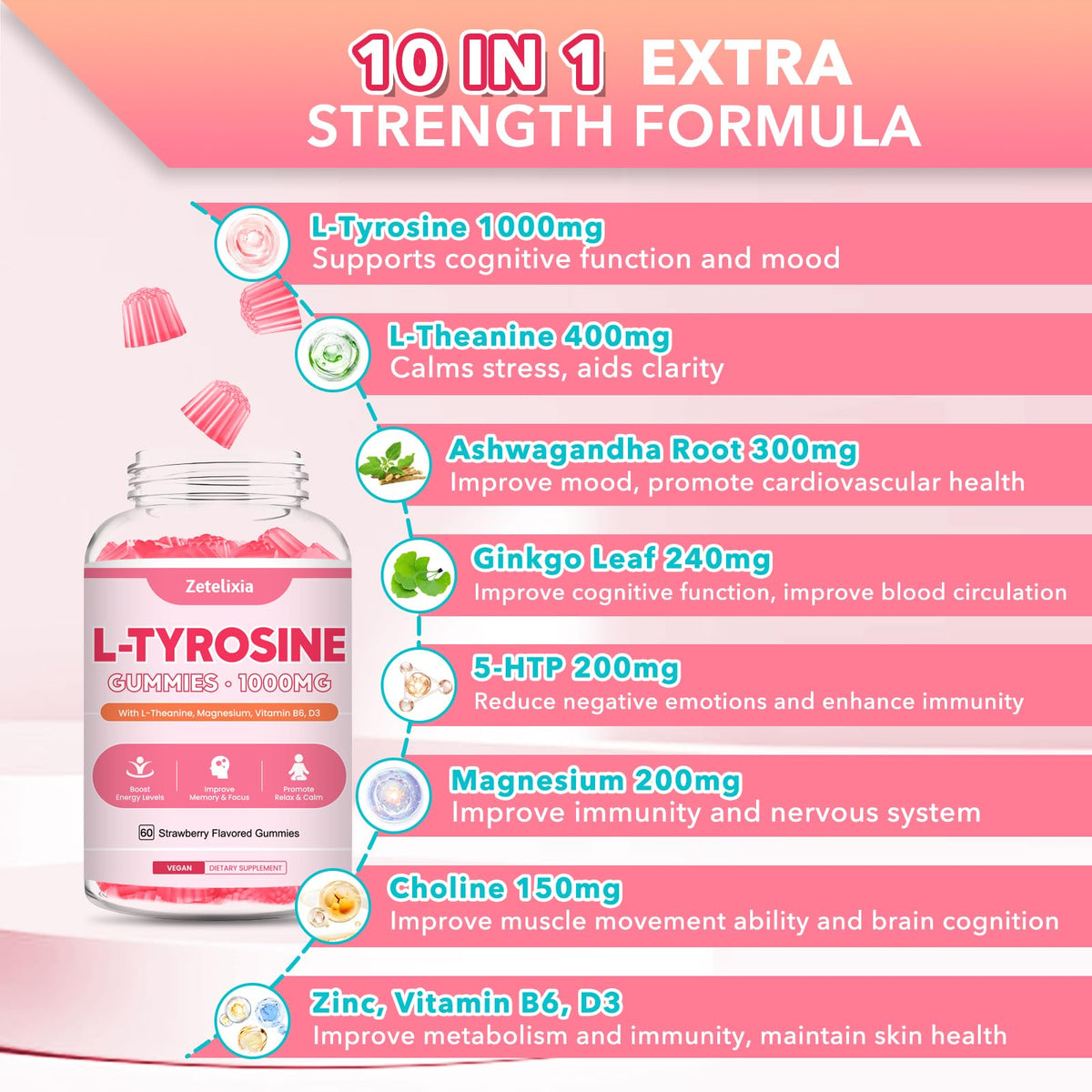 Multivitamin for women with L-Tyrosine