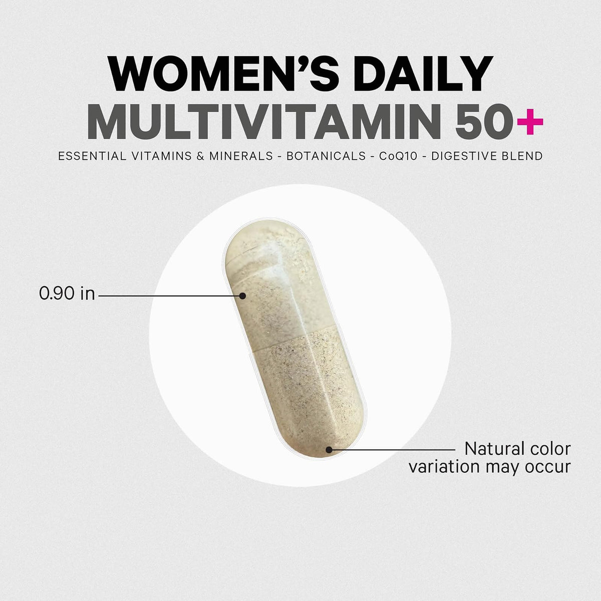 Multivitamin for women with natural ingredients