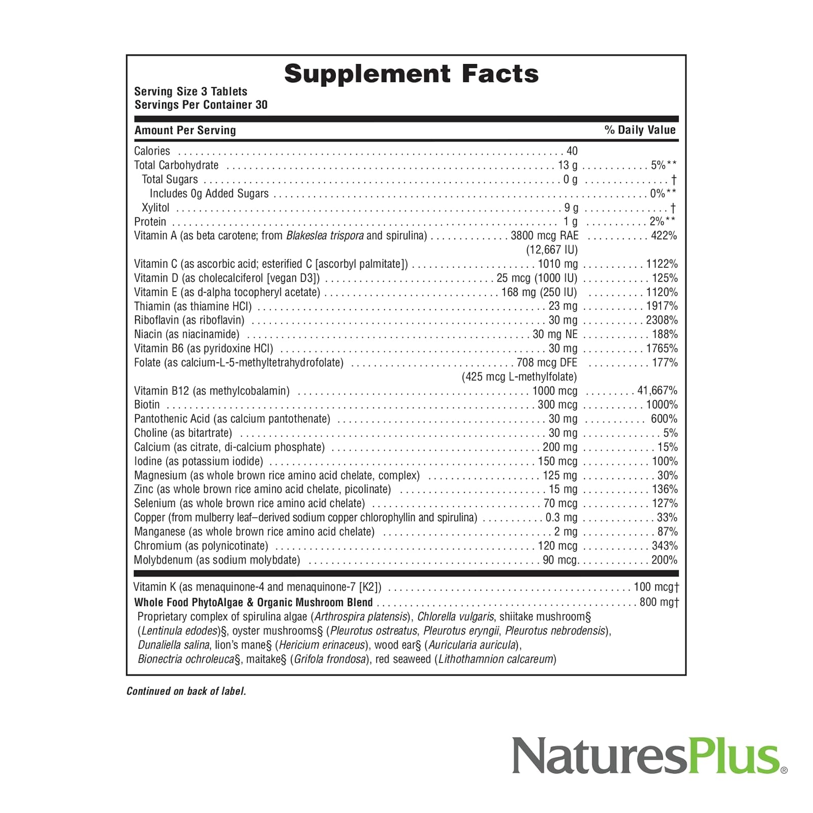 multivitamin for women with nutrients