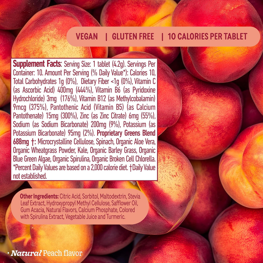 Multivitamin for women with peach taste