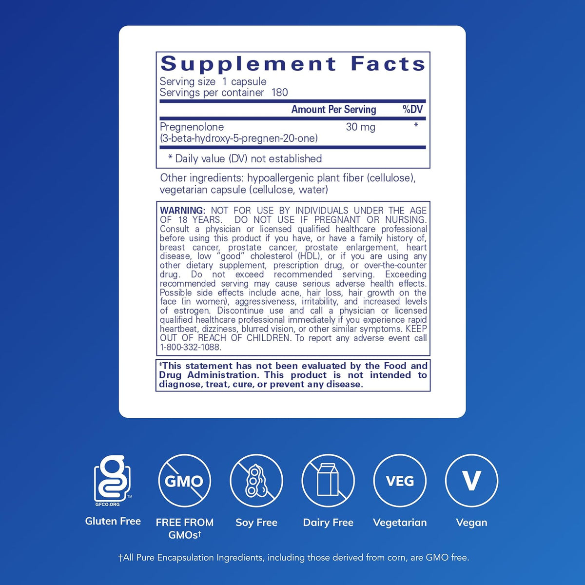 multivitamin for women with pregnenolone